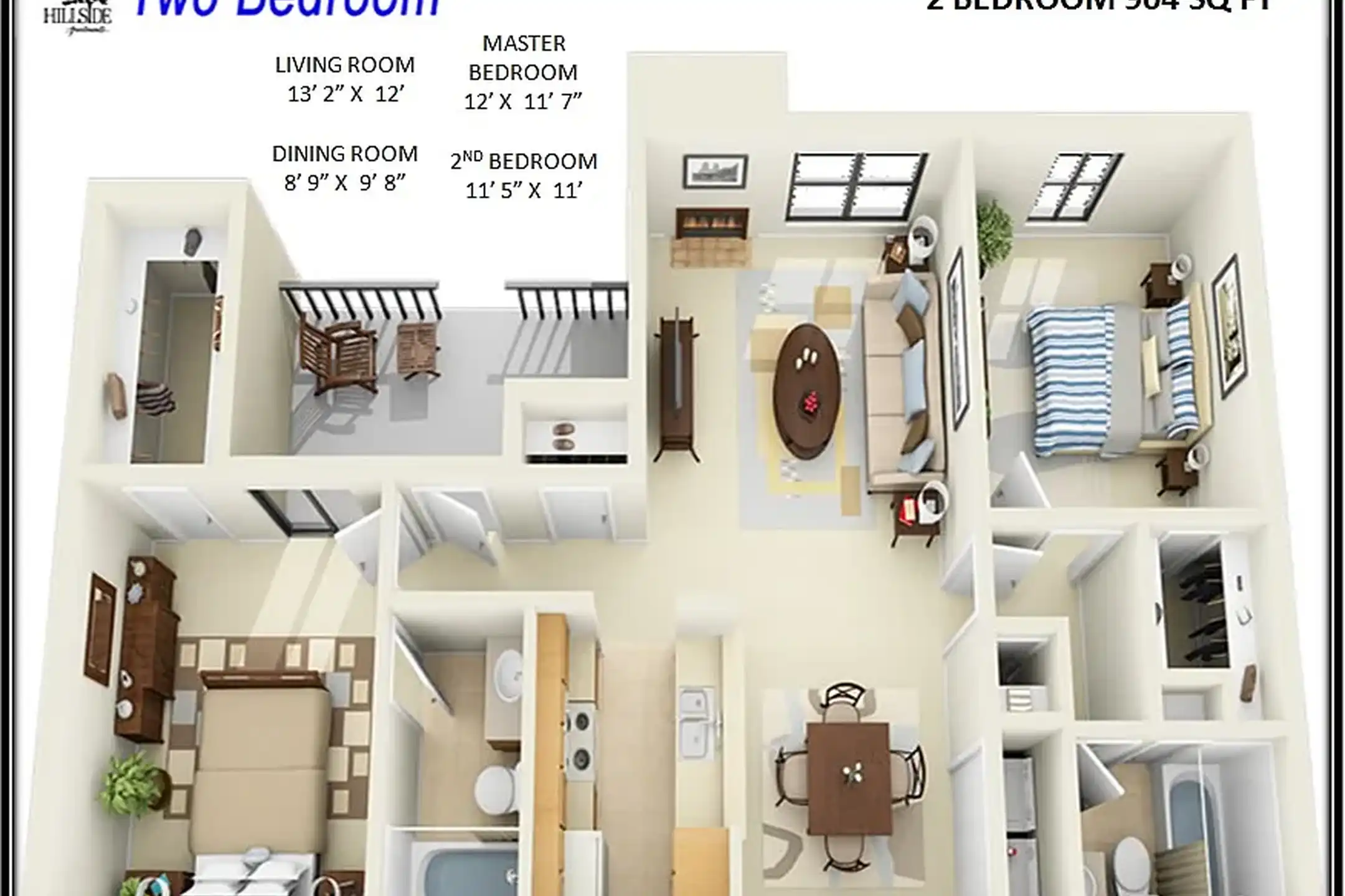 Hillside Apartments - Shreveport, LA 71118 | ApartmentGuide.com